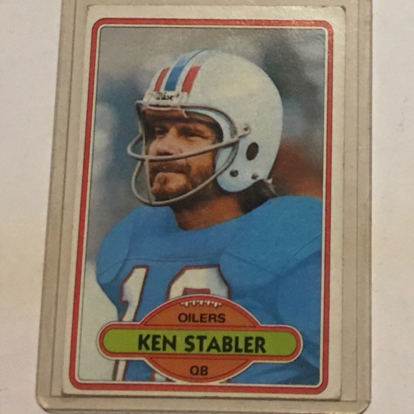 Other | Vintage Ken Stabler Houston Oilers Collectors Card | Poshmark